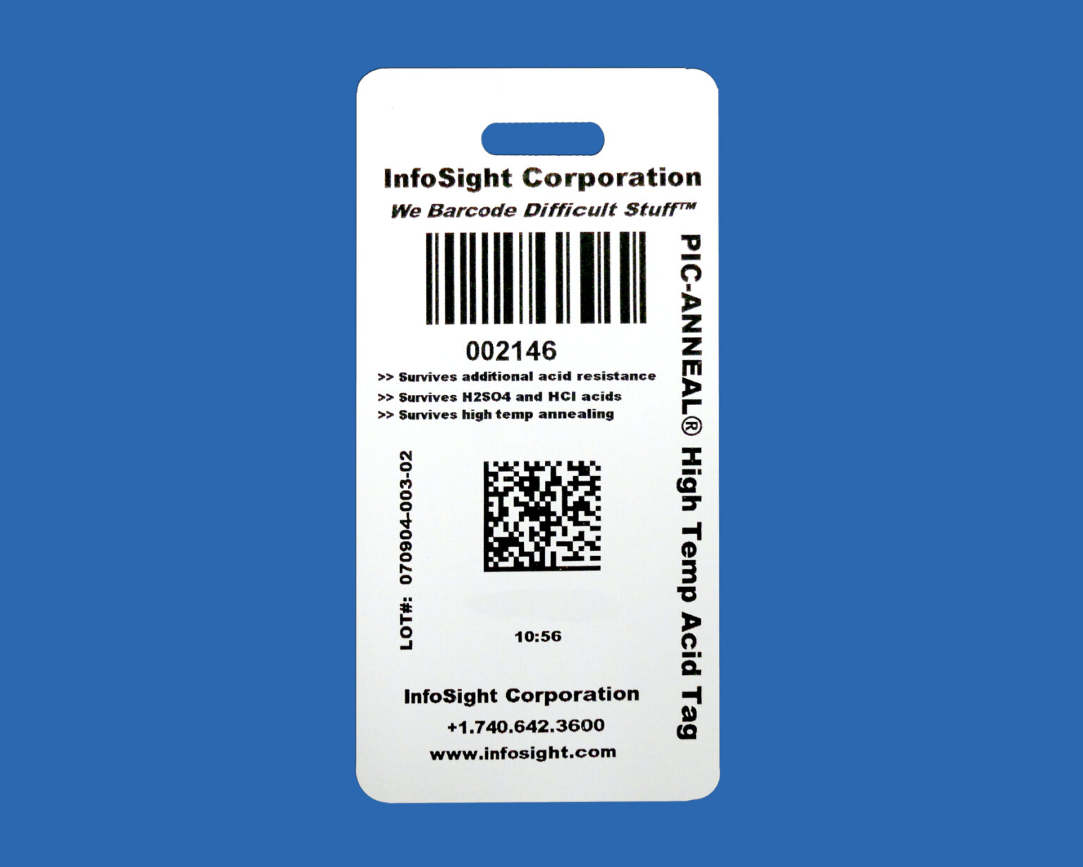 Industrial Metal ID Tags for Galvanizing and Harsh Conditions