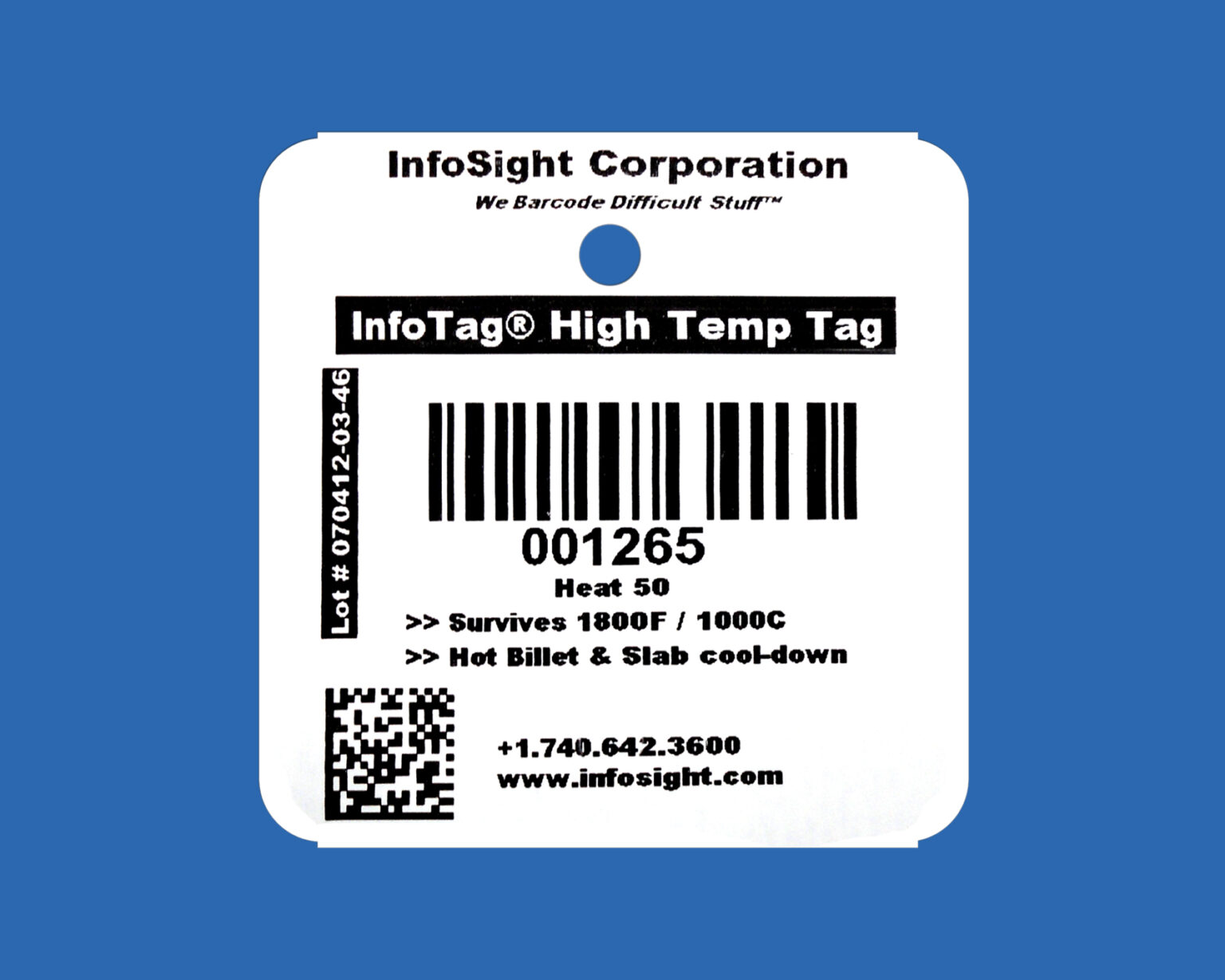 Industrial Metal ID Tags for Galvanizing and Harsh Conditions