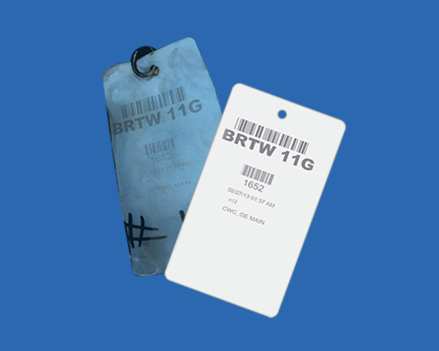 Industrial Metal ID Tags for Galvanizing and Harsh Conditions